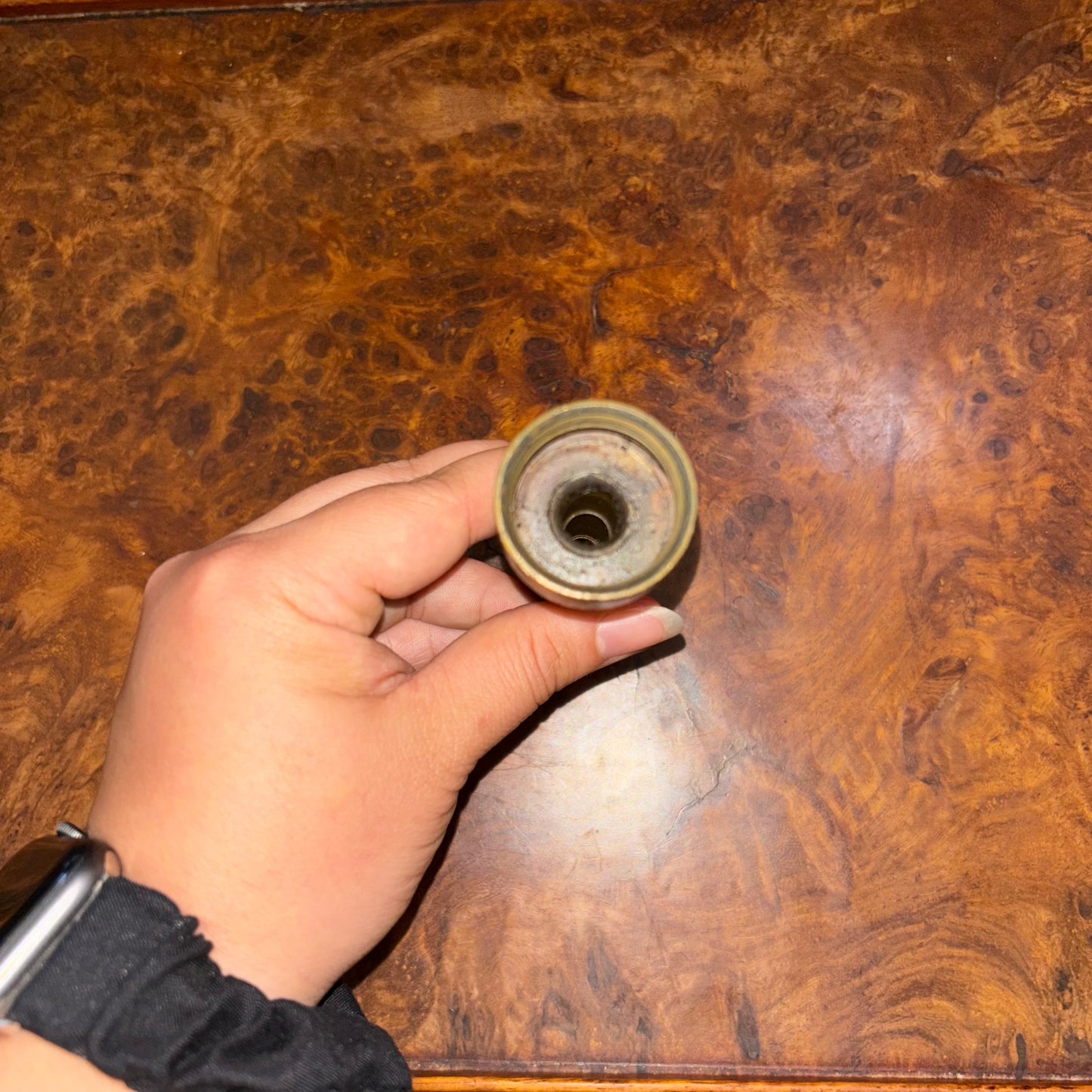 Vintage SHERMAN GOLD LABEL Brass Garden Adjustable Hose Sprayer Nozzle ...