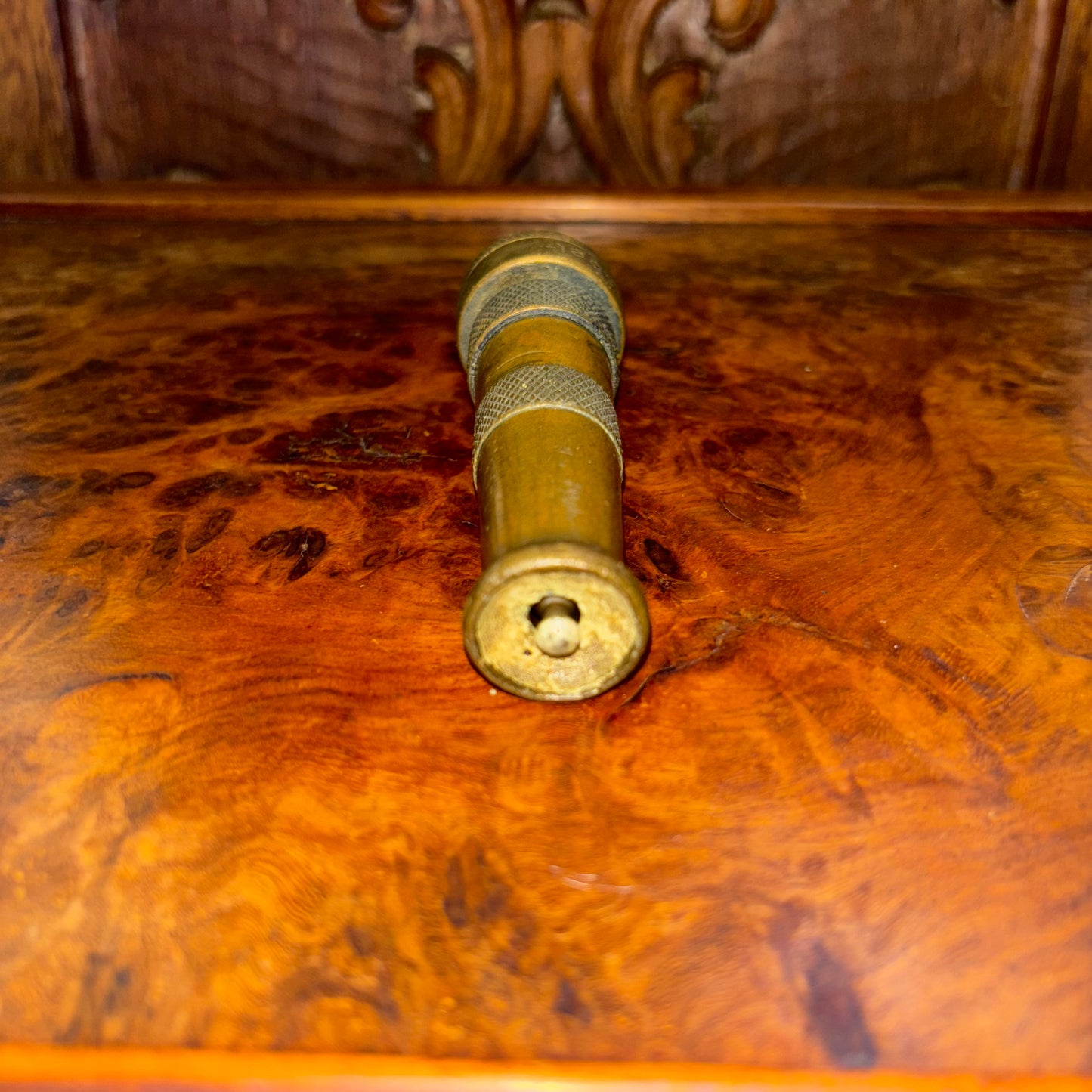 Vintage SHERMAN GOLD LABEL Brass Garden Adjustable Hose Sprayer Nozzle ...